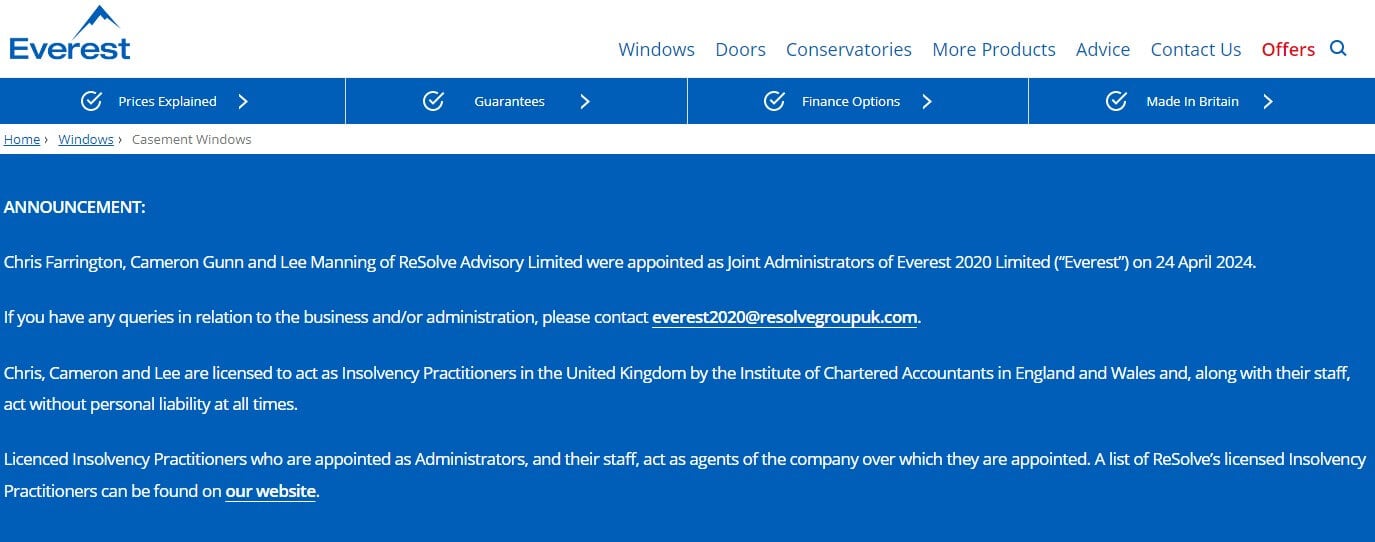 Everest windows in administration find an alternative - SEHBAC